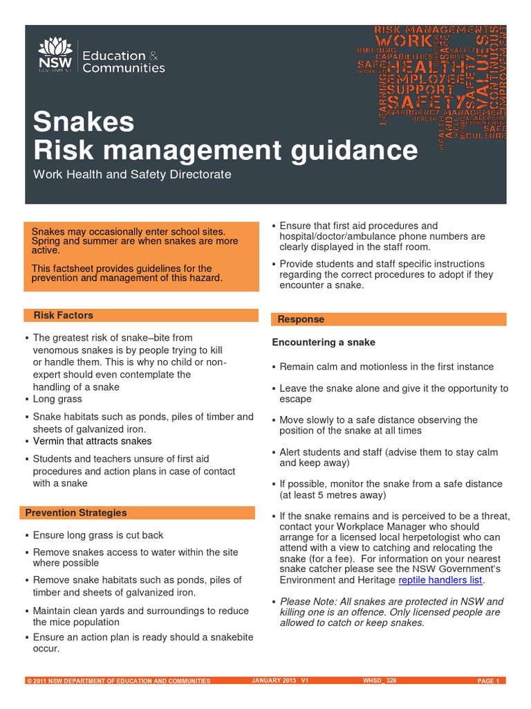 risk_management_guidance-snakescvgotijiam | PDF | Snake | Risk