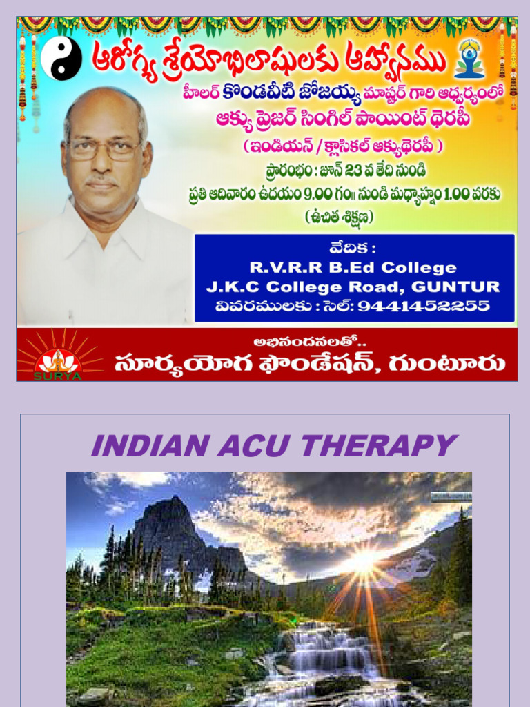 Understanding Indian Acu Therapy | PDF | Taste | Medicine