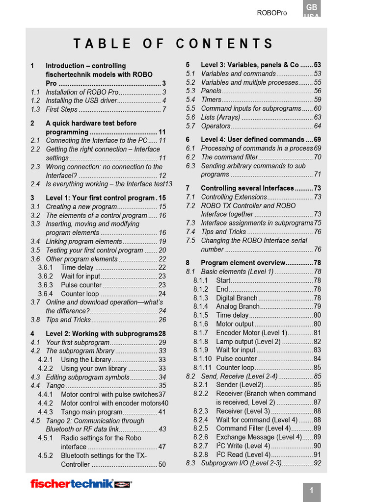 RoboPro en | PDF | Microsoft Windows | Windows Xp