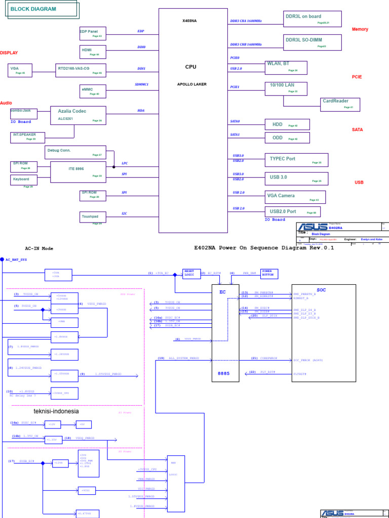 Asus E402na Rev2.0 PDF | PDF | Usb | Computer Hardware