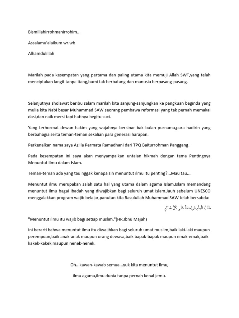 Naskah Pildacil | PDF