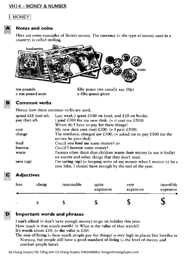 (HOMEWORK) VH14. Money | PDF (HOMEWORK) VH14. Money | PDF