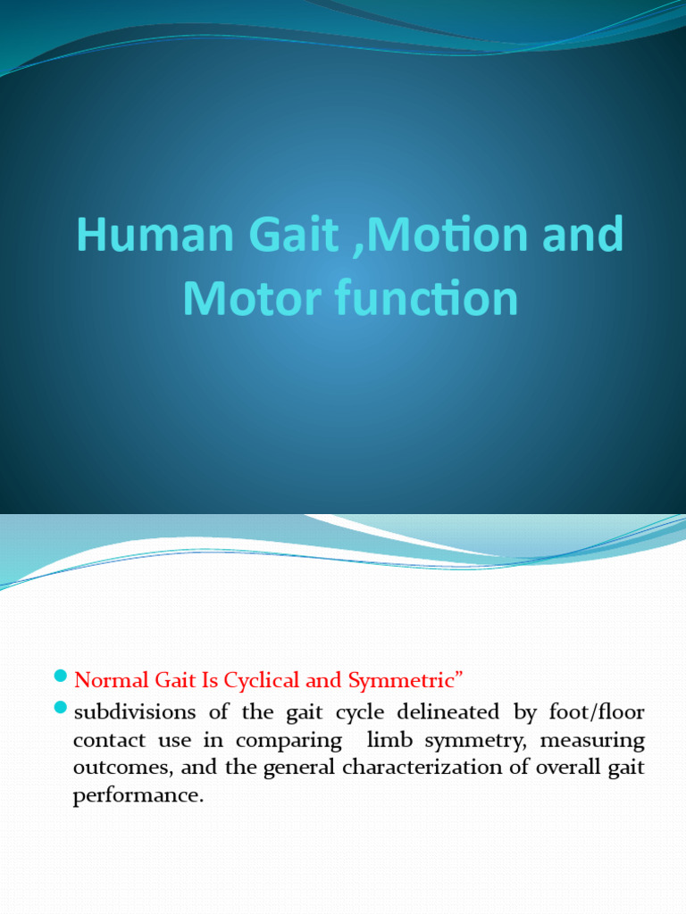 Gait, DMD, Age | PDF | Musculoskeletal System