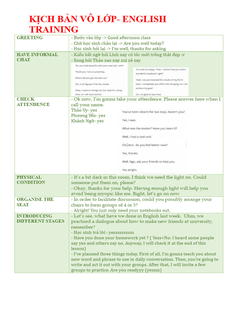 English Training | PDF