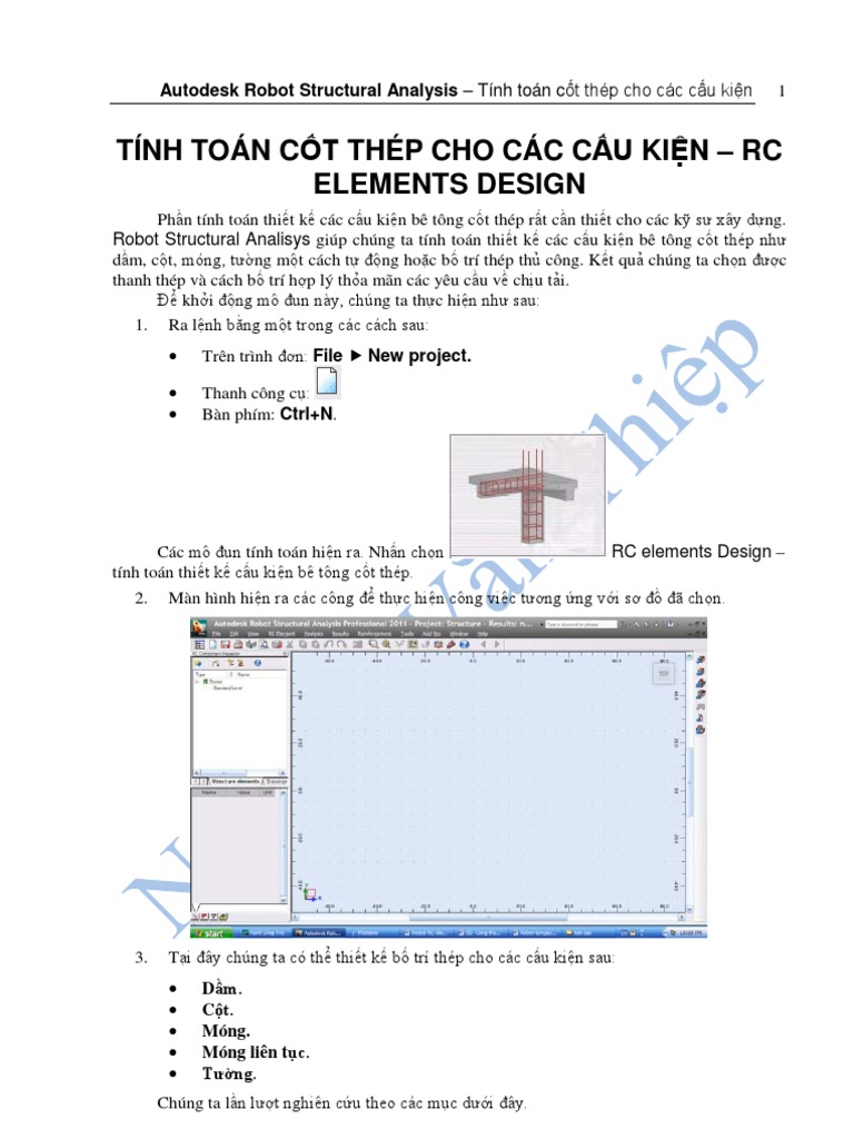 Robot RC Element Design 1 Beam | PDF