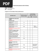 Contoh - Checklist Audit Halal Internal (5 Kriteria SJPH) | PDF