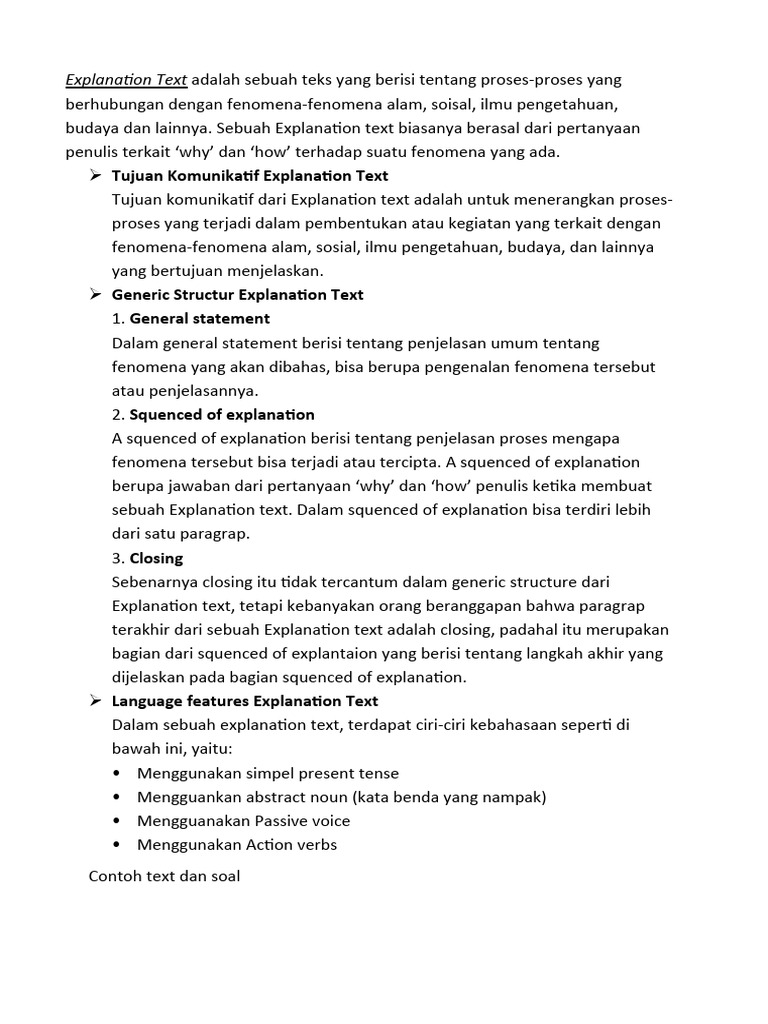 Explanation Text | PDF | Paper | Pulp (Paper)