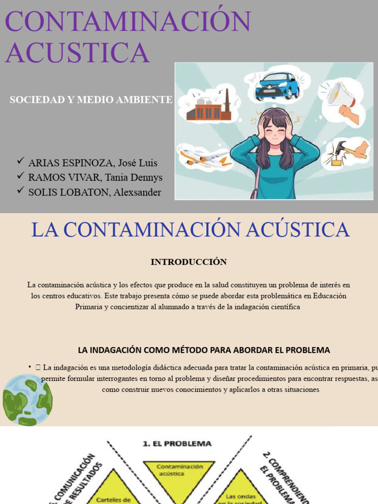 Conciencia sobre Contaminación Acústica | PDF | Olas | Acústica