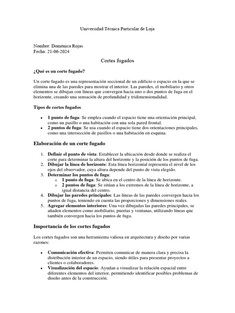 Guía de Cortes Fugados en Arquitectura | PDF | Hogar, jardinería y ...