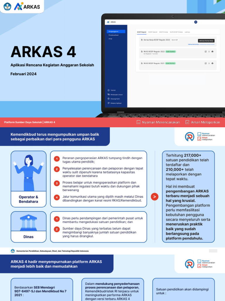 Narasumber 1 - Pak Dadan - Dapodik Setdijen PAUD Dikdasmen - Kebijakan ARKAS 4 BOSP | PDF ...