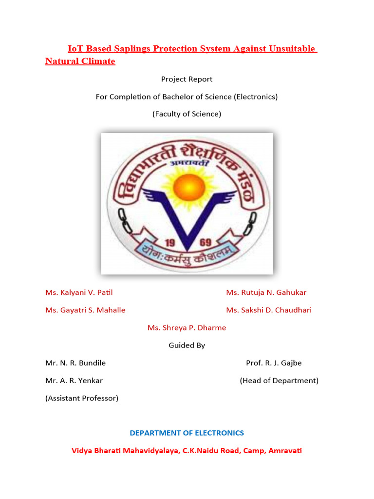 Project-Electronics - Front Pages | PDF | Science & Mathematics | Computers