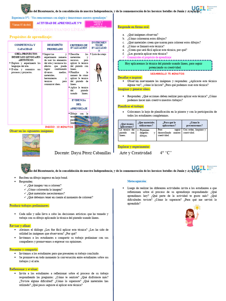 Pintamos Usando Líneas | PDF | Aprendizaje | Creatividad Pintamos Usando Líneas | PDF | Aprendizaje | Creatividad