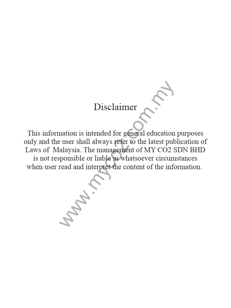 Malaysia CPL Regulation 1997 | PDF