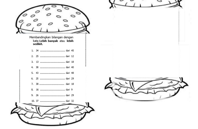 happy note burger Matematika Kelas 1(1) | PDF