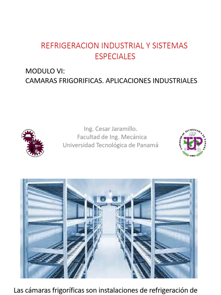 MOD 6a CAM FRIG REF IND EST REV24 | PDF | Refrigeración | Ingeniería ...