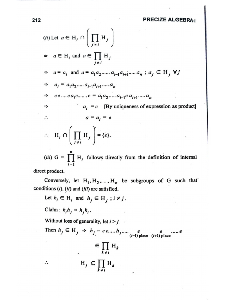 3 Direct Product Groups | PDF