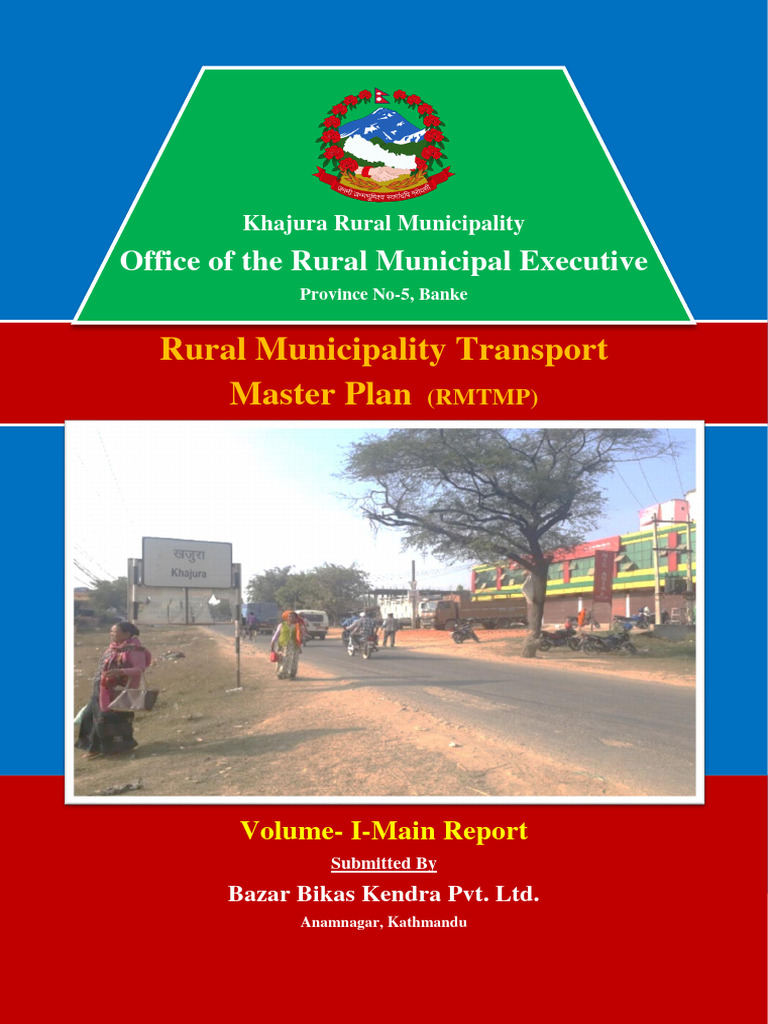 Khajura RMTMP Final 30 June | PDF | Road | Infrastructure