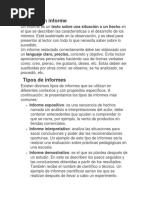 Partes de Un Informe | PDF