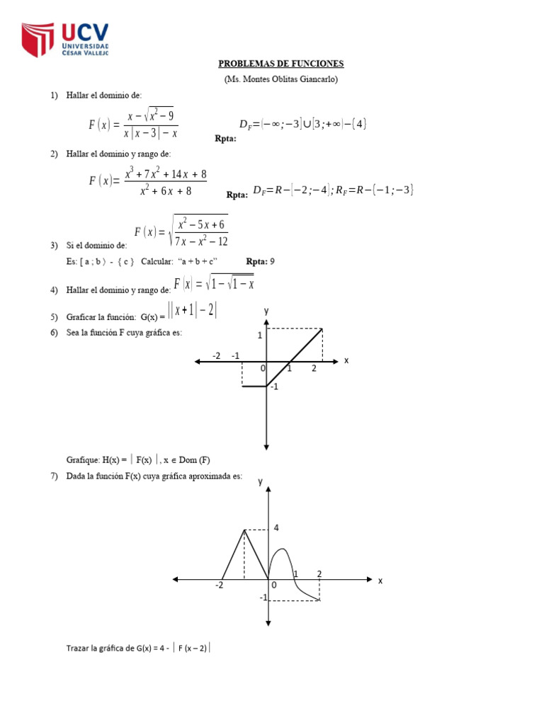 Practica Funciones | PDF