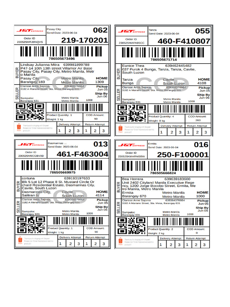 Waybill 6 | PDF