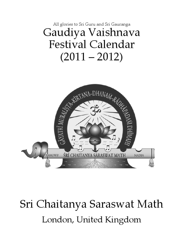 Gaudiya Cal London 201112 | PDF | Theistic Indian Philosophy ...