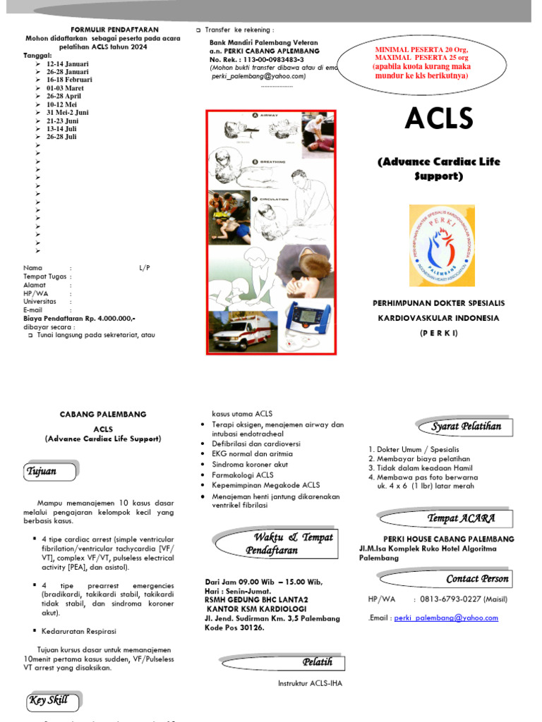 BROSUR ACLS 2024_revisi | PDF