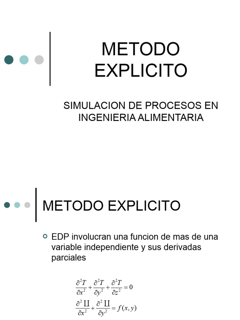 Metodo Explicito | PDF