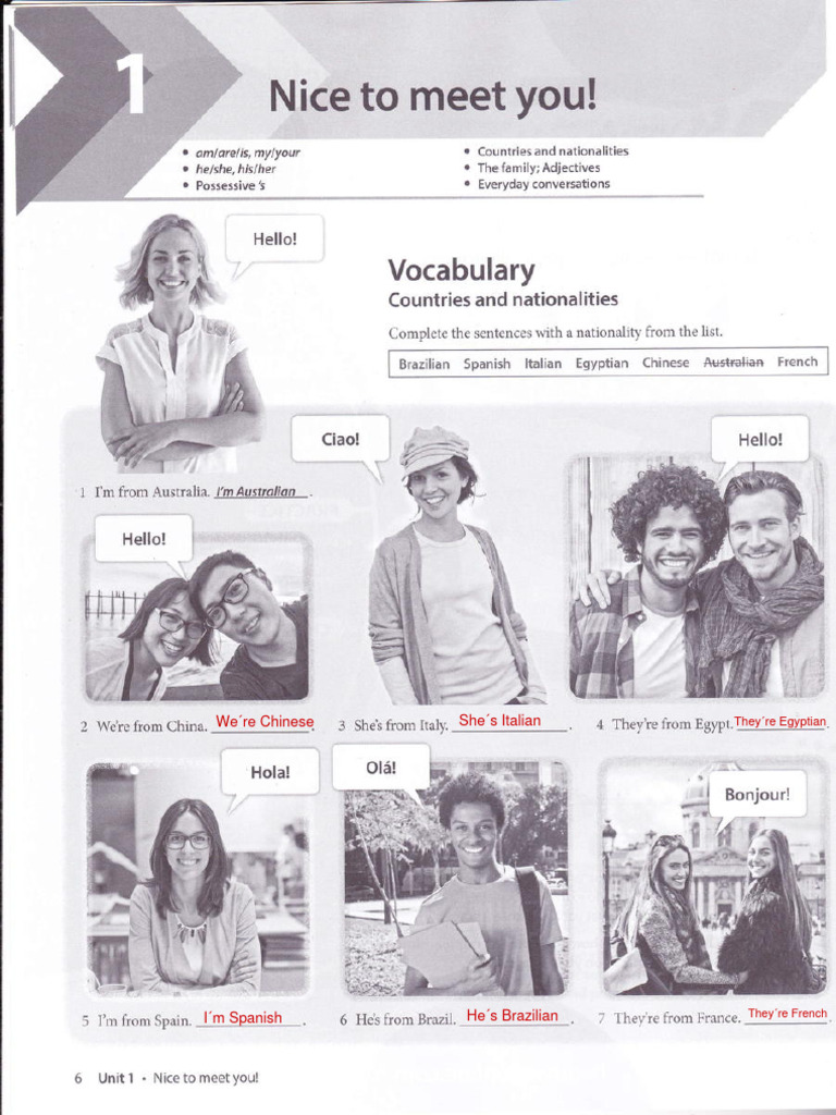 Unit 1 - Elementary | PDF | Linguistics