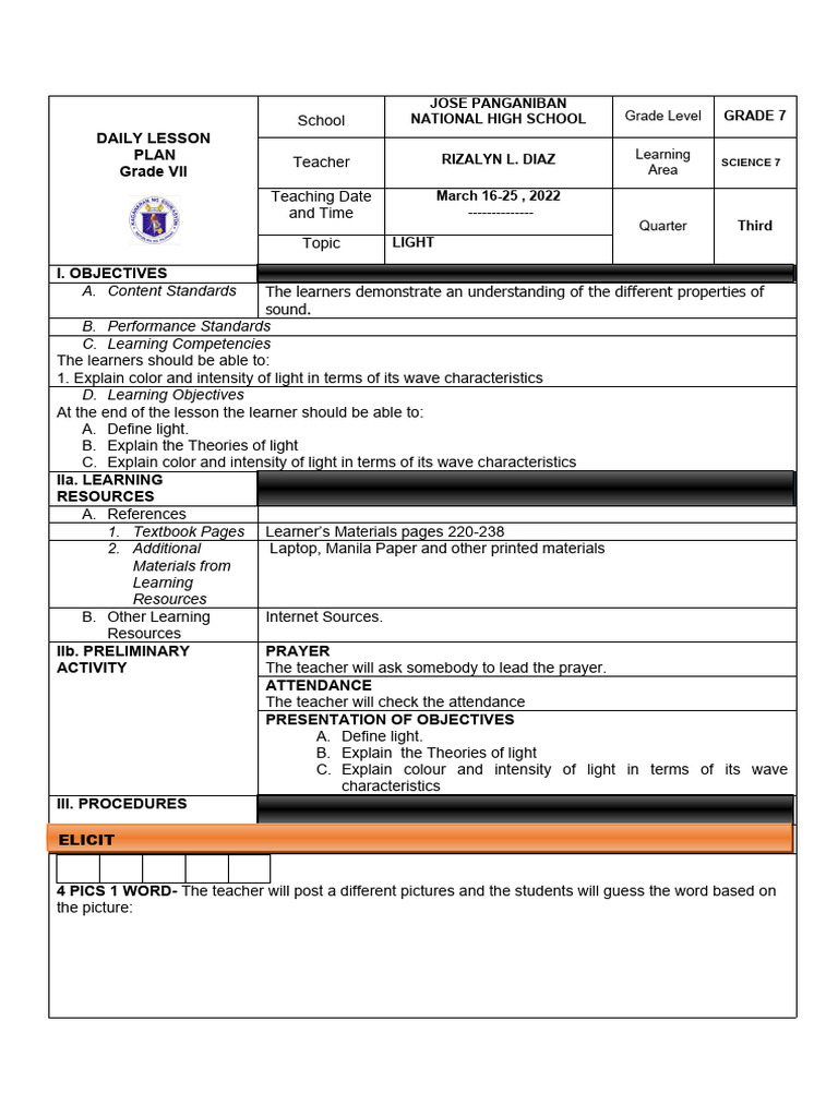 Light Pdf Light Electromagnetic Radiation