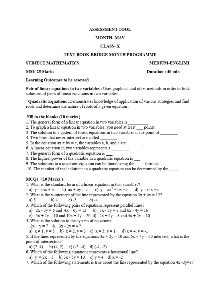Maths Print Done | PDF | Quadratic Equation | Equations