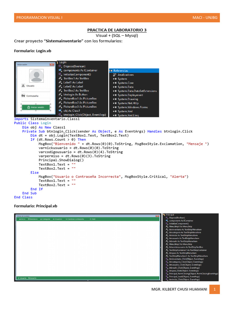 PRACTICA #3 MENU PRINCIPAL Y MENU USUARIO | PDF | Parámetro (programación de computadora ...