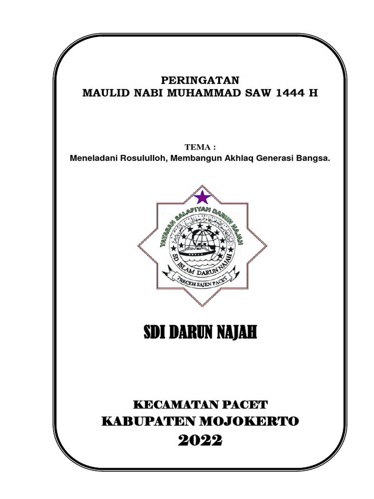 Peringatan Maulid Nabi 1444 H di SD Darun Najah | PDF