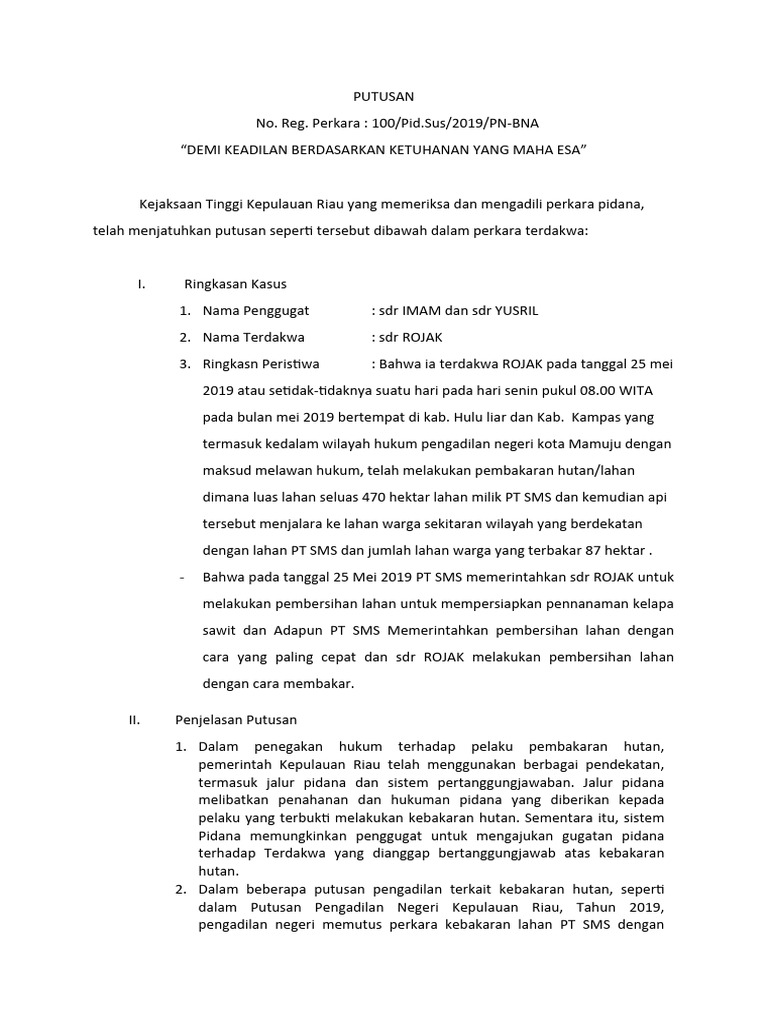 PUTUSAN | PDF | Hukum