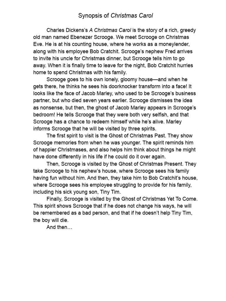 Christmas Carol | PDF | Ebenezer Scrooge | A Christmas Carol