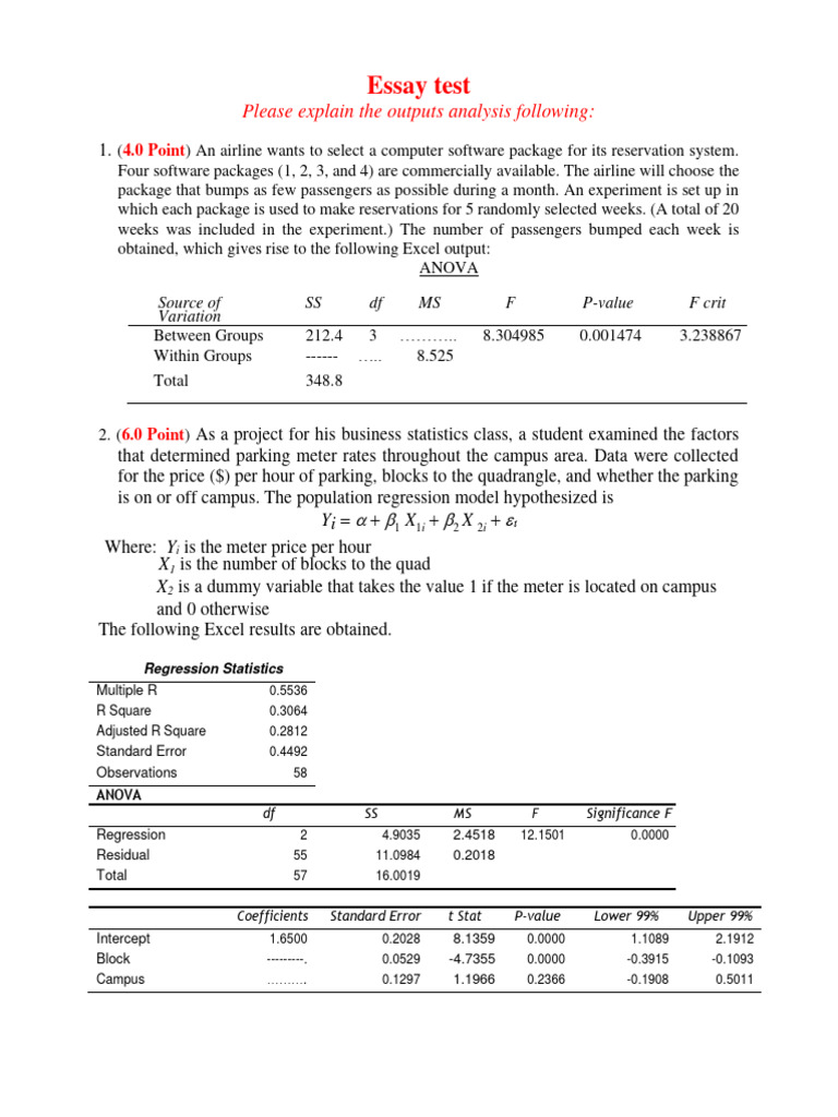 Data Analysis for Business Students | PDF | Errors And Residuals ...