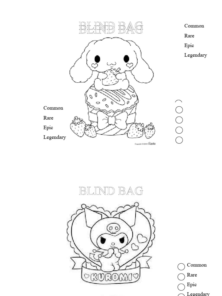 Blind Bag Rarity Guide: Common to Legendary | PDF