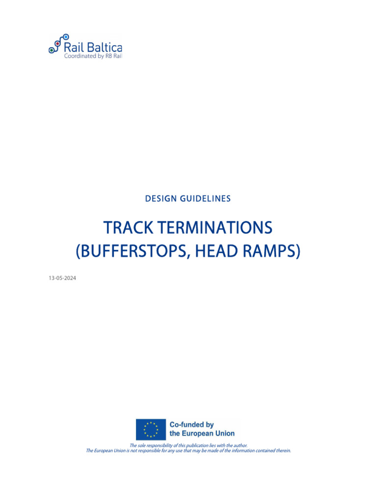 RBDG MAN 014E 0101 - TS - Track Termination | PDF | Train | Rail Transport