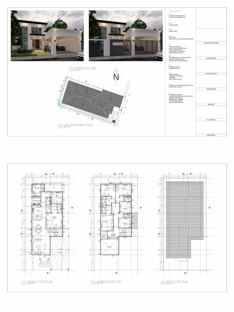 Two Storey Residential Bldg Pdf