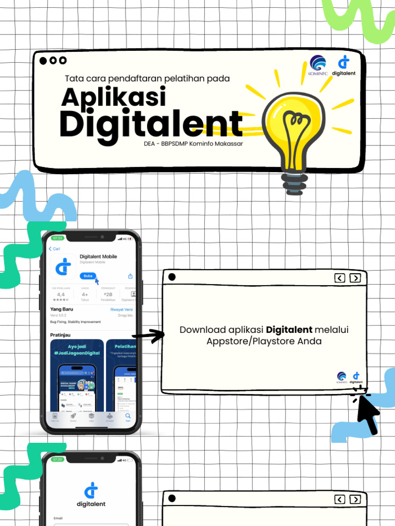 Tutorial Pendaftaran Digitalent - DeA | PDF | Karier & Perkembangan | Bisnis