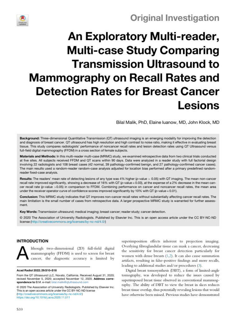 An Exploratory Multi Reader Multi Case Study Comparing Transmi - 2022 - Academi | PDF ...