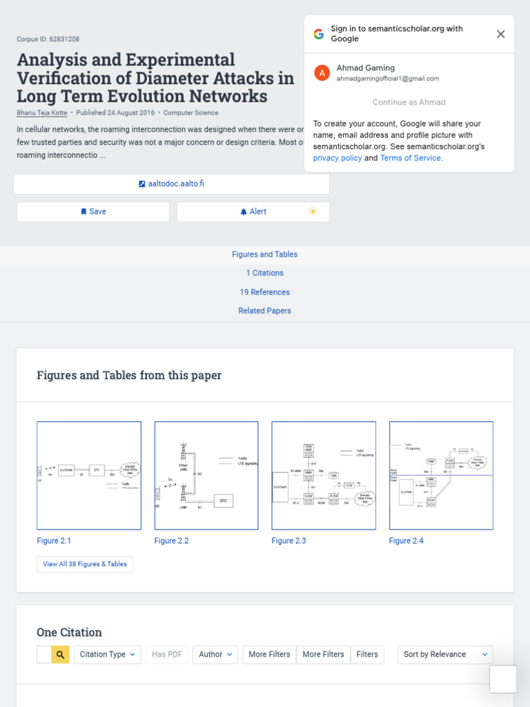 Analysis and Experimental Verification of Diameter Attacks in Long Term ...