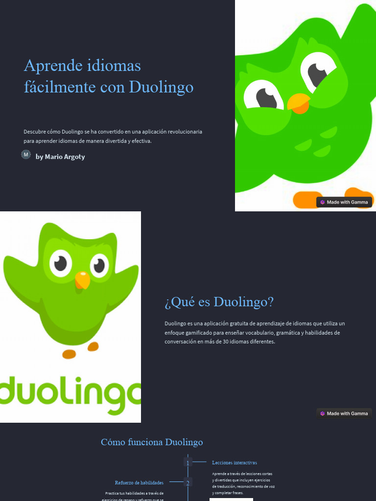 Aprende Idiomas Facilmente Con Duolingo | PDF | Aprendizaje | Ciencia cognitiva
