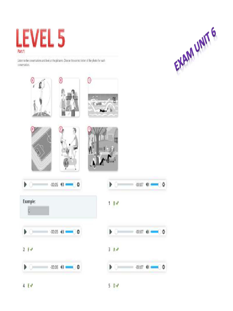 Level 5 Unit 6 General Test | PDF