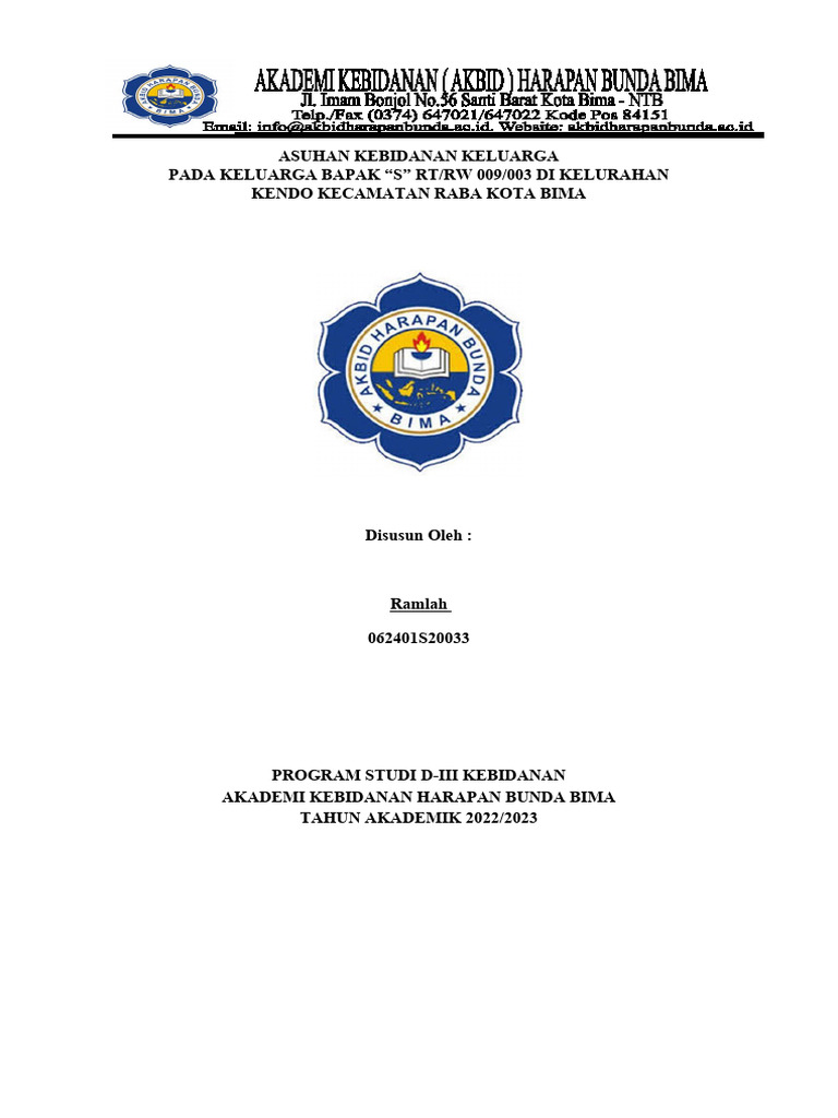 Askeb Keluarga Ramlah | PDF