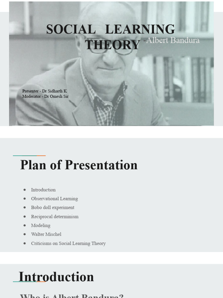 Social Learning Theory | PDF | Learning | Social Psychology