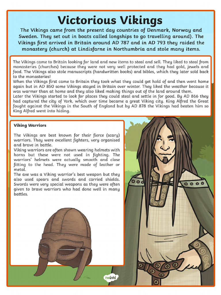 Vikings Comprehension Level 1 | PDF