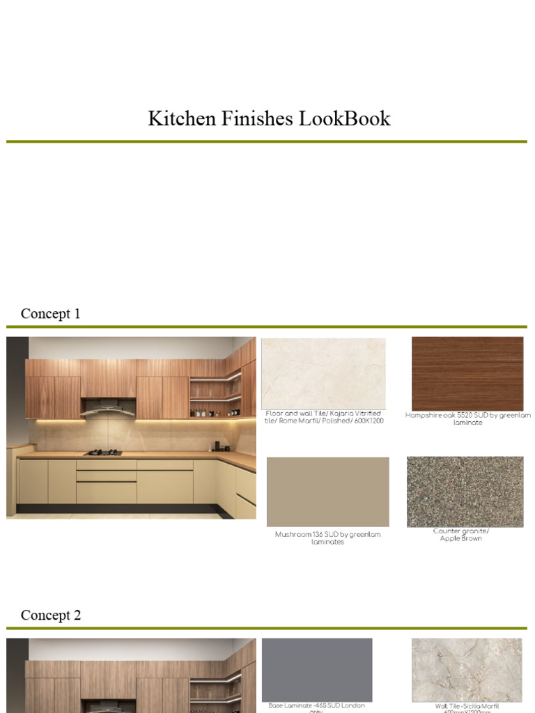 Kitchen Finishes LookBook | PDF | Art