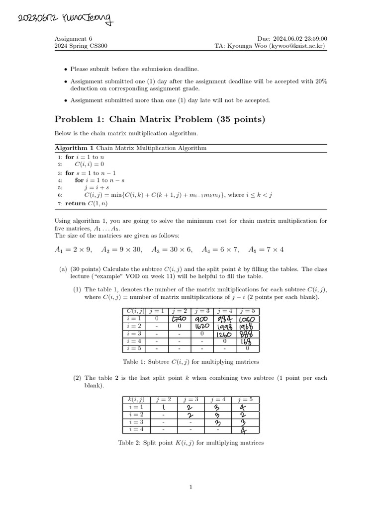 CS300 Assignment6 | PDF | Applied Mathematics | Algorithms