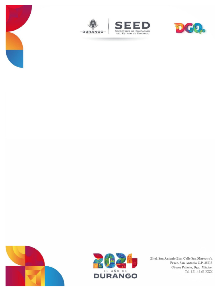 Nuevo Membrete Oficial Seed 2024 (Vertical) | PDF