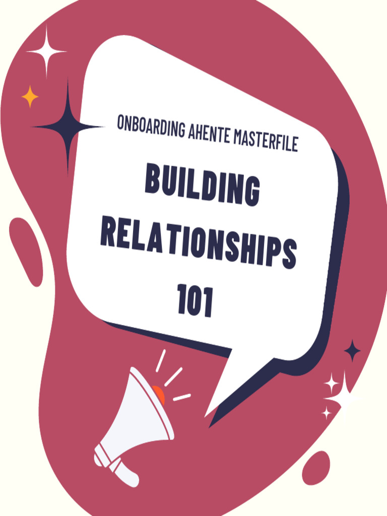 #3 Building Relationships 101 | PDF | Banks